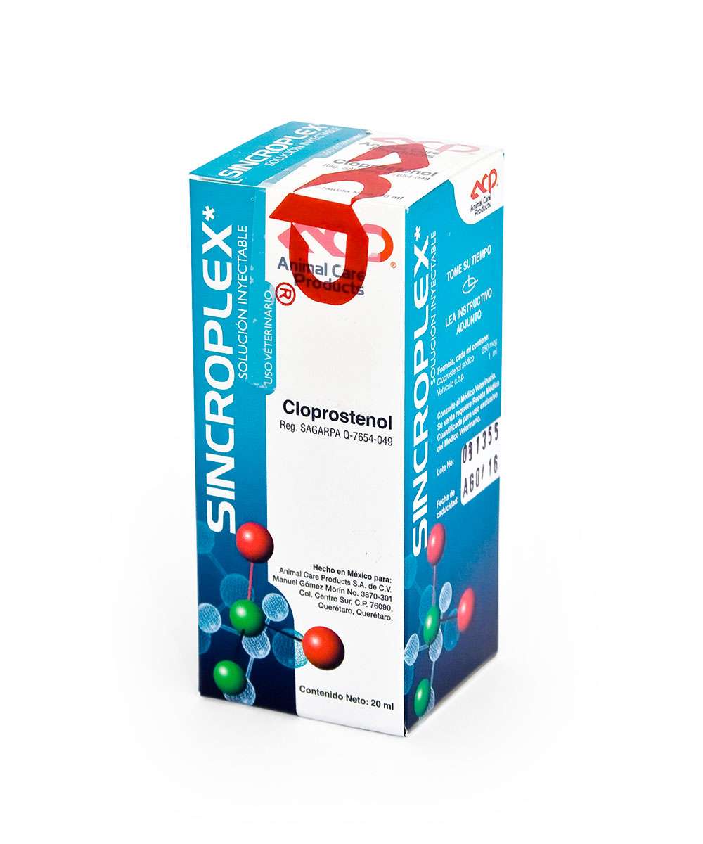 Sincroplex 20 ml – Cloprostenol Sódico para Inducción de Parto y ...